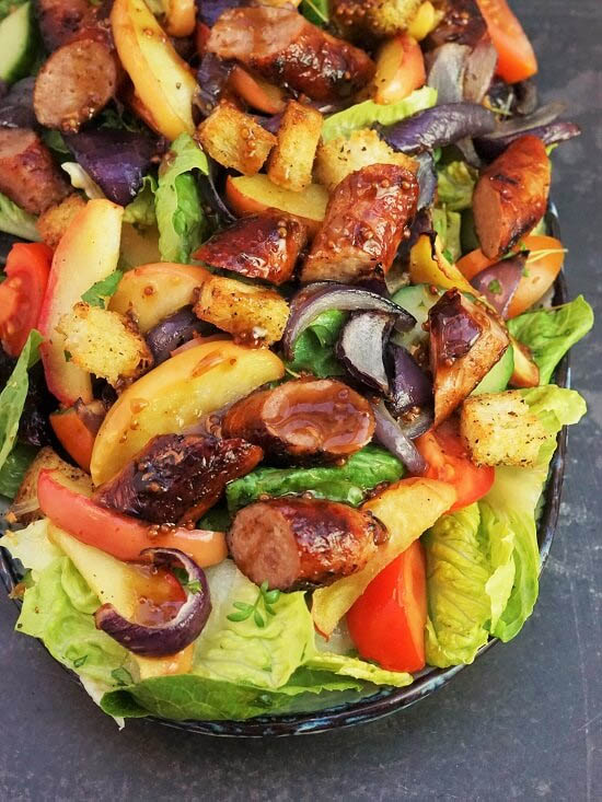 Mutton सॉसेज सलाद रेसिपी | Mutton Sausage Salad Recipe | Mutton सॉसेज ...